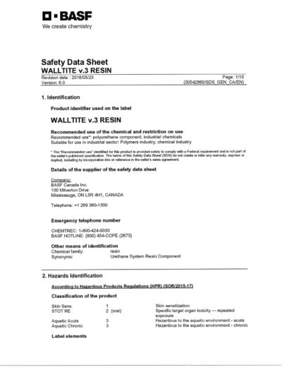 BASF – Strong Foam Insulation